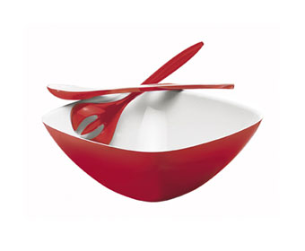 Set Insalata Vintage Rosso - Karmaregalo