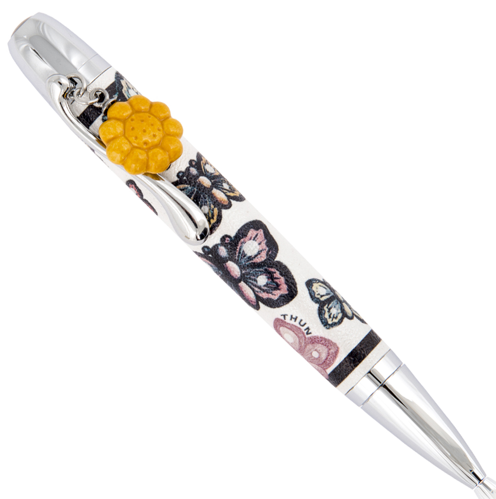 Penna a sfera con charm Butterfly Chic - Karmaregalo