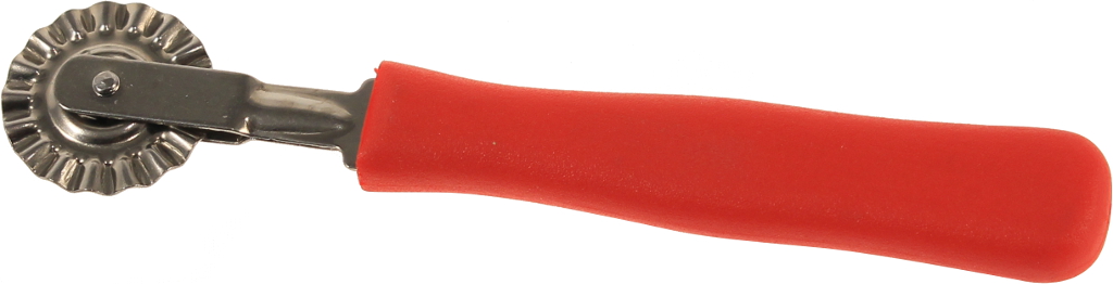 Rotella Per Pasta In Acciaio Rossa - Karmaregalo