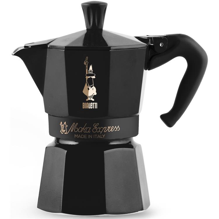 Moka Express Black Star 3 Tazze Limited Edition - Karmaregalo