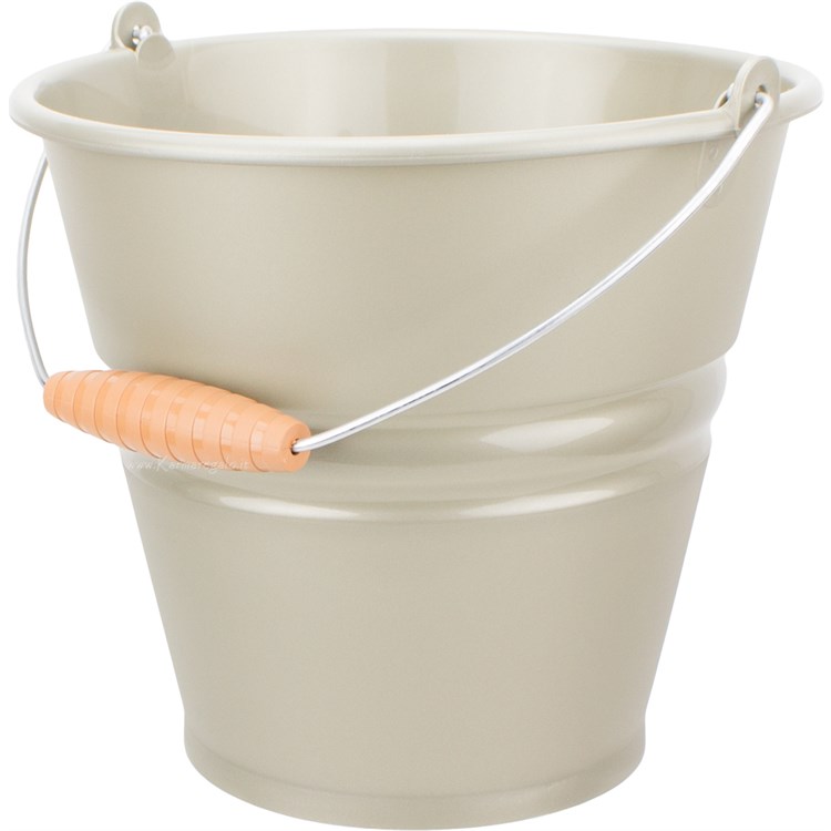 Secchio 7 litri Nostalgia oro - Karmaregalo