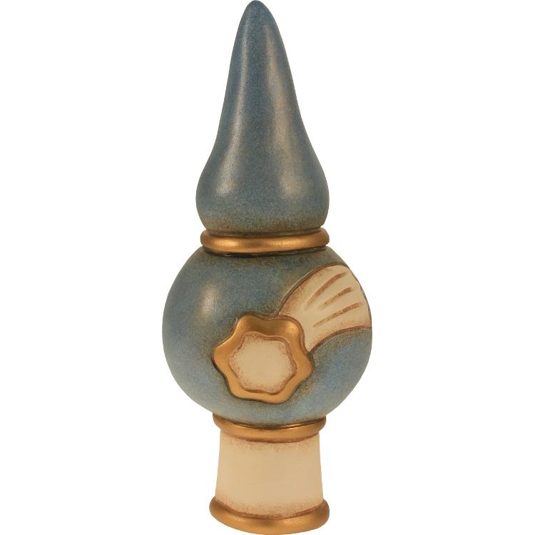 Puntale Piccolo Con Angelo E Stella Cometa Blu - Karmaregalo