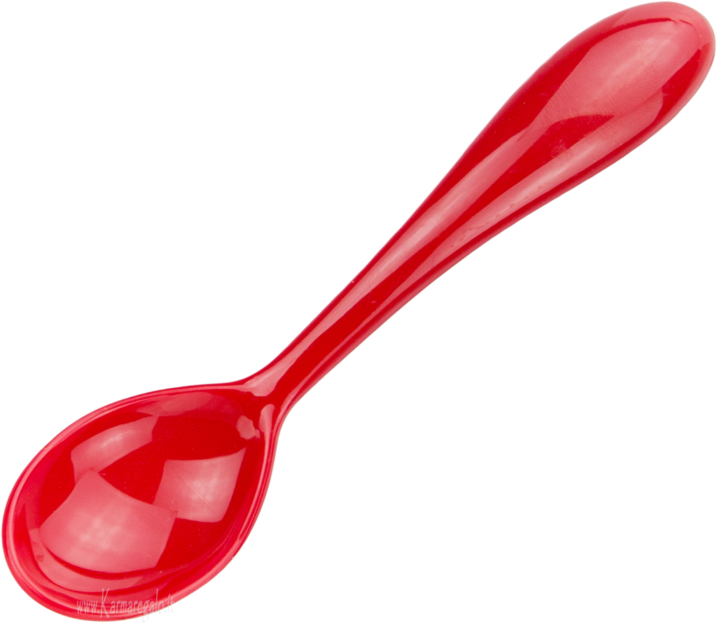 Set 6 cucchiaini cm 12 Rosso Guzzini - Karmaregalo